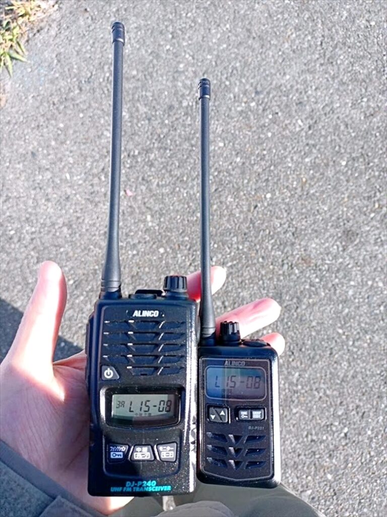 【フリラ】DJ-P240 & P321｜アルインコ特小トランシーバー3機種を比べてみました | 定年退職あぶはち取らず